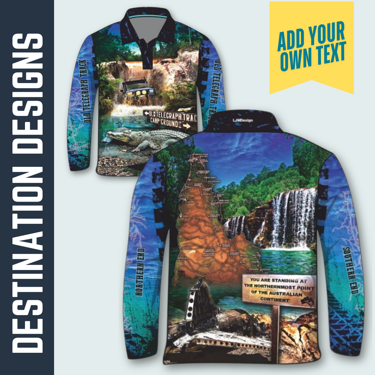 Customise Me - Destination Designs – Fishing Shirt by LJMDesign