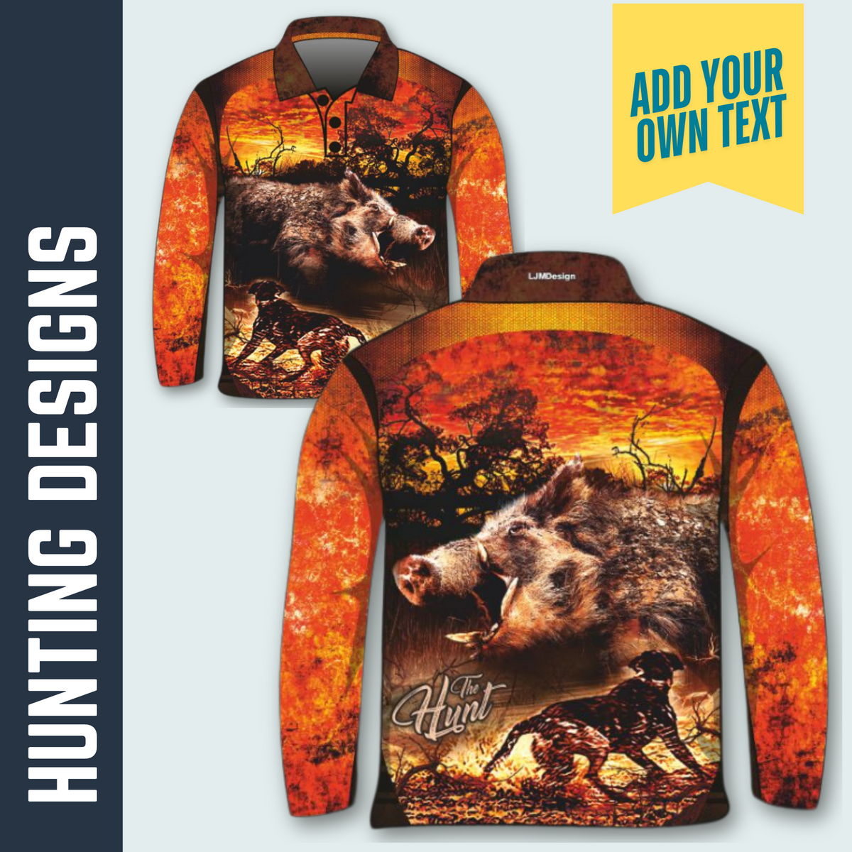 Customise Me - Hunting Designs – Fishing Shirt by LJMDesign