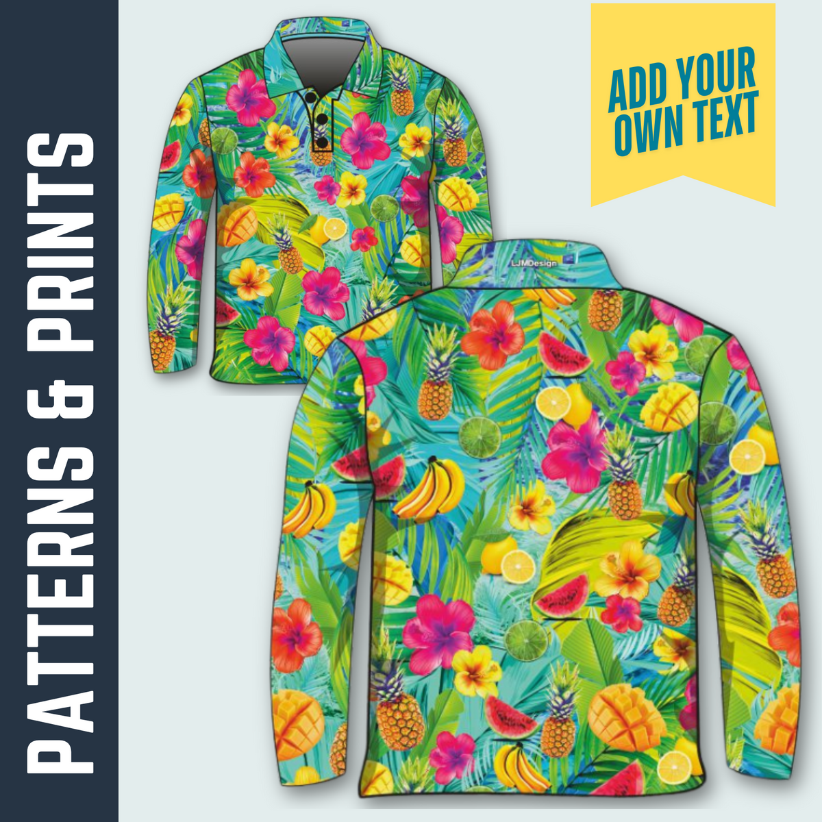 Customise Me - Patterns & Prints – Fishing Shirt by LJMDesign