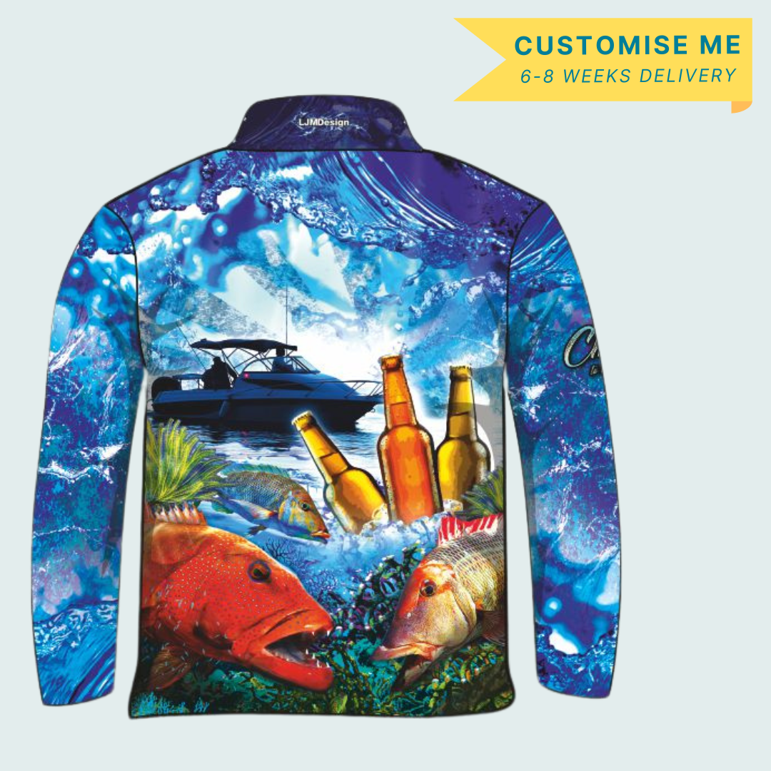 CUSTOMISE ME - Cheers to the Weekend Reef Fishing – Fishing Shirt by ...