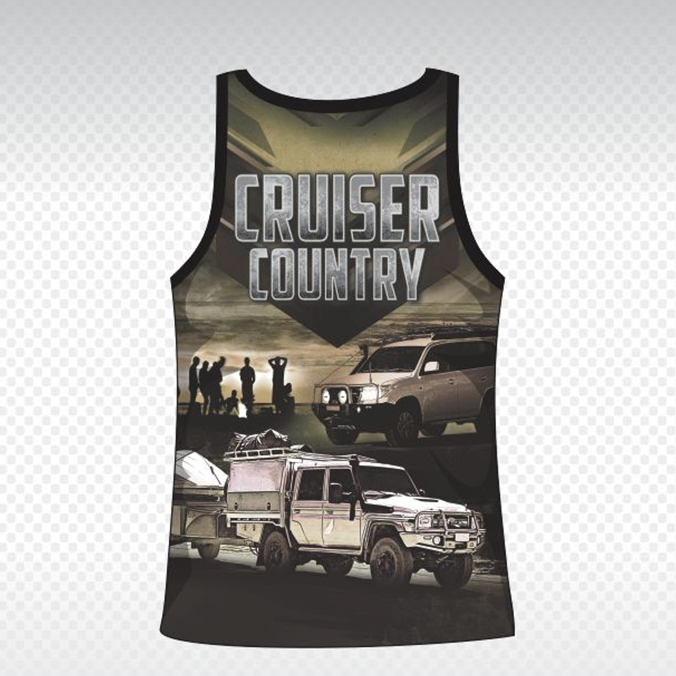 Singlet Cruiser Country – Fishing Shirt by LJMDesign