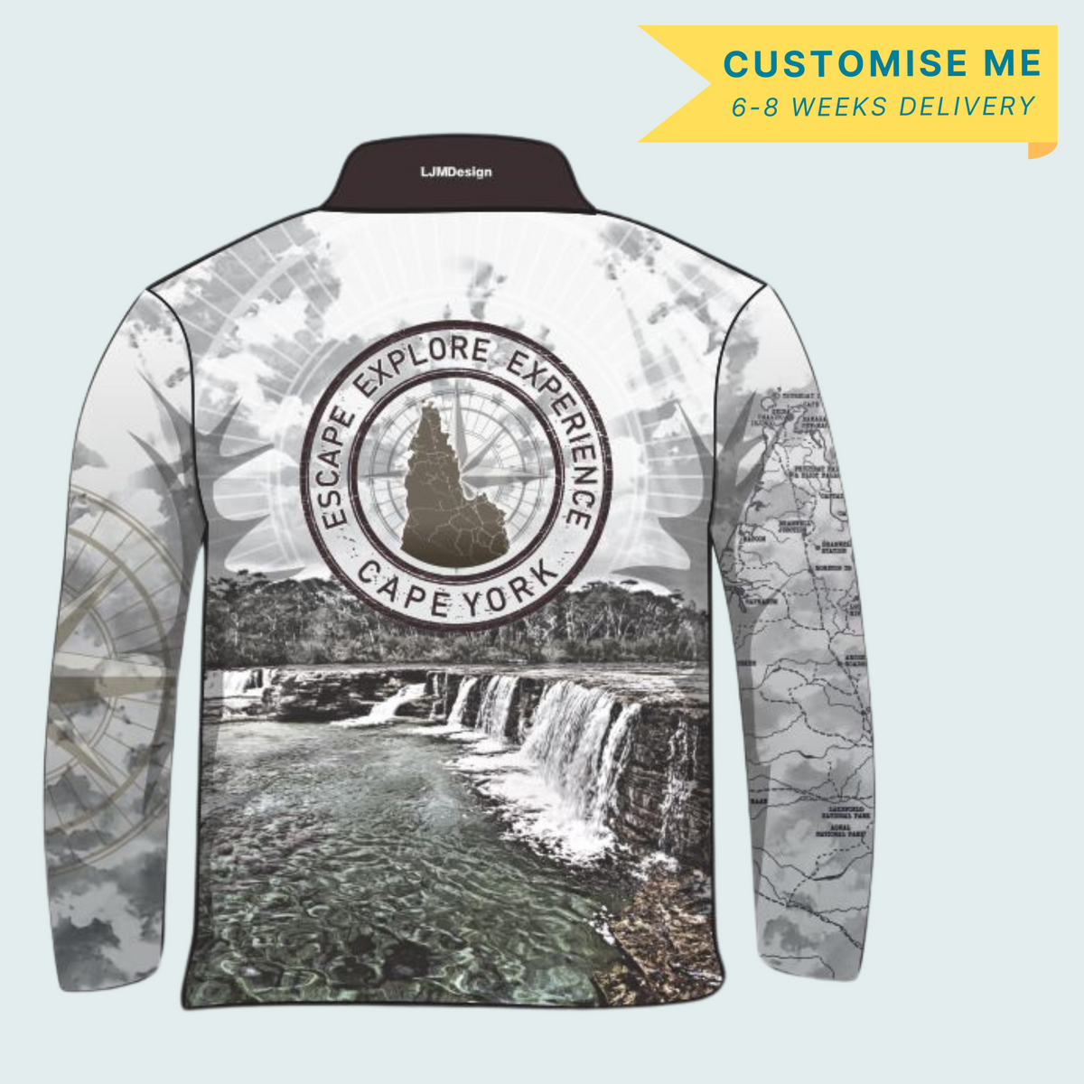 CUSTOMISE ME - Cape York Escape – Fishing Shirt by LJMDesign