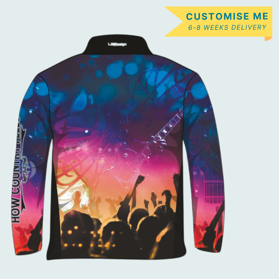 CUSTOMISE ME - How County Feels Blue – Fishing Shirt by LJMDesign
