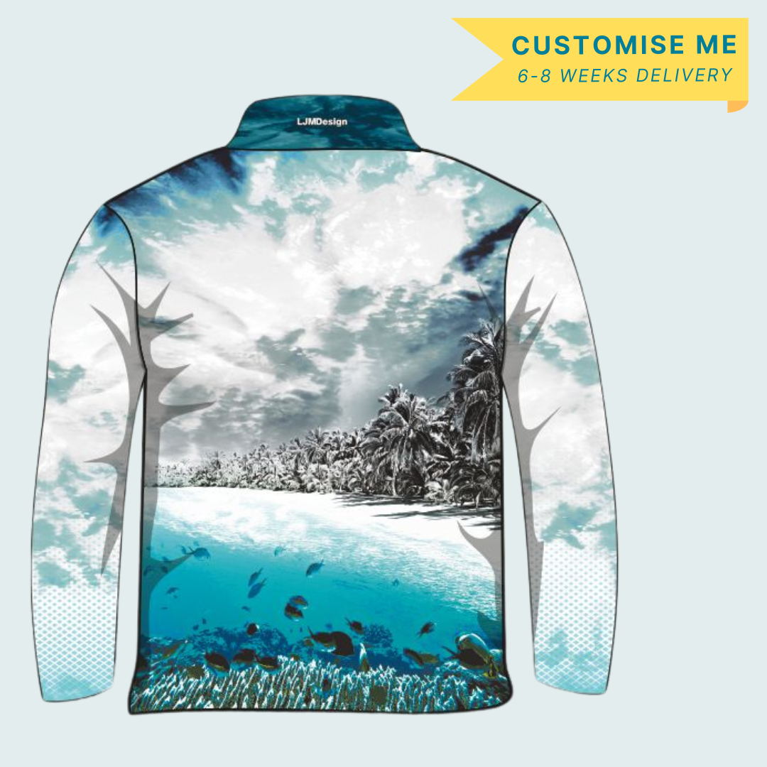 CUSTOMISE ME - Paradise – Fishing Shirt by LJMDesign