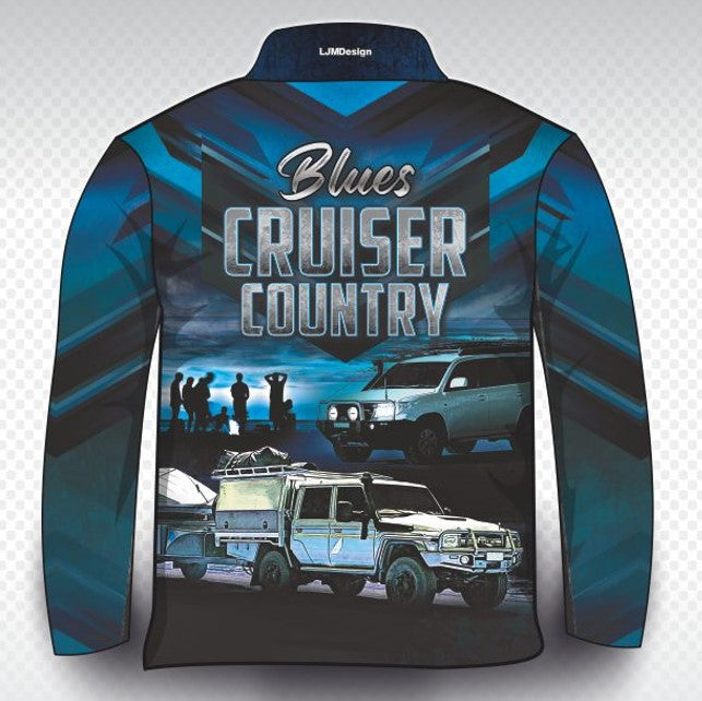 Blues Cruiser Country – Fishing Shirt by LJMDesign