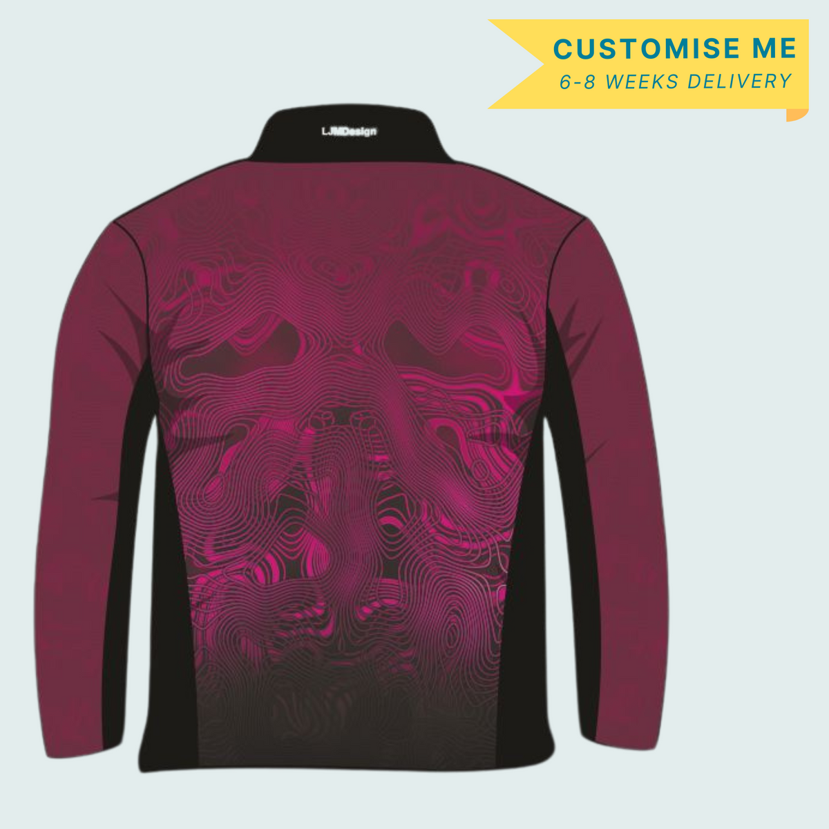 CUSTOMISE ME - Contour Camo Pink – Fishing Shirt by LJMDesign