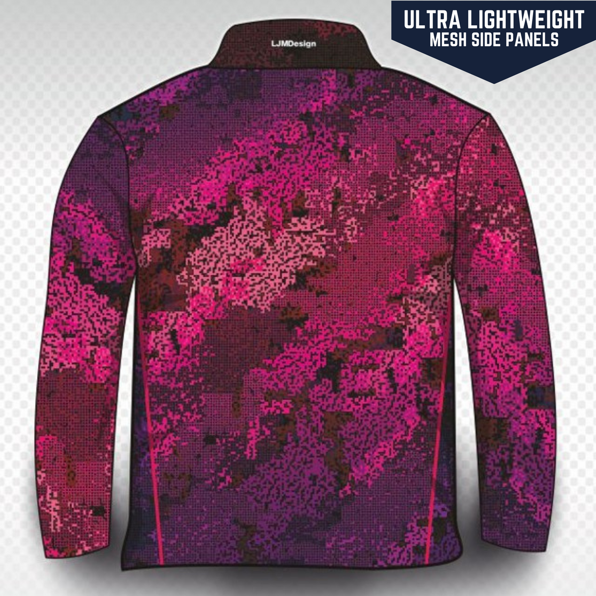 Square Camo - Pink – Fishing Shirt by LJMDesign