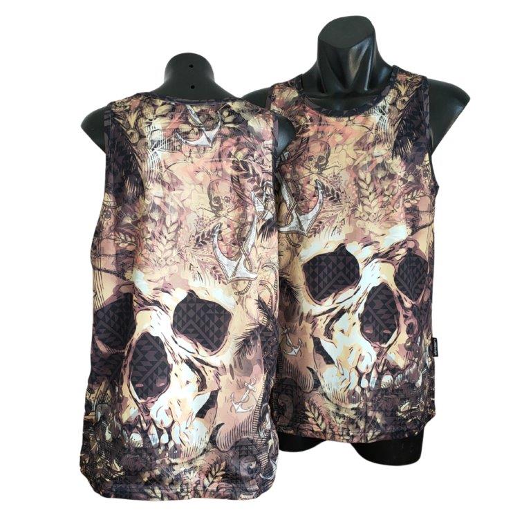 Singlet Skull Island - Gold – Fishing Shirt by LJMDesign